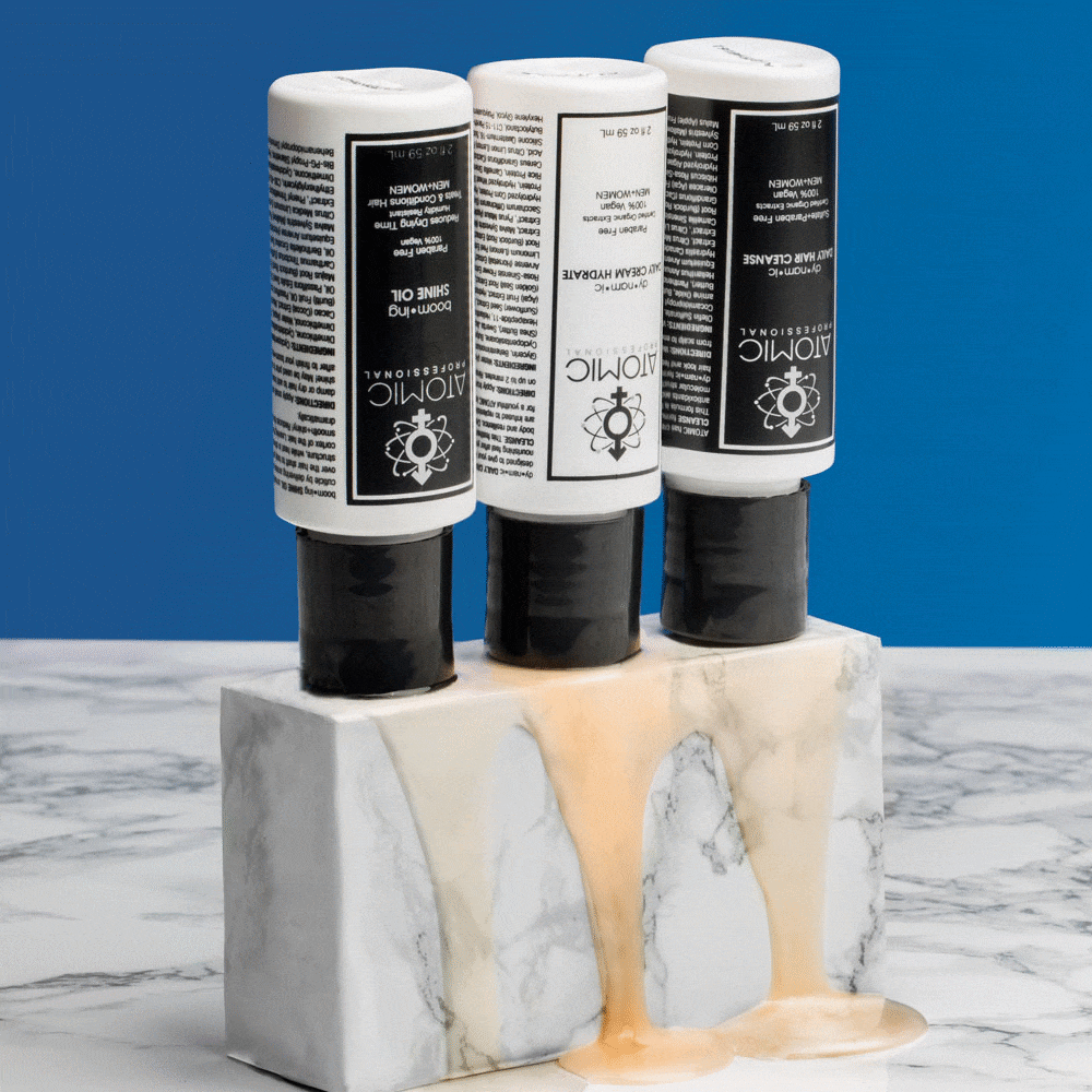 Shampoo, Conditioner, Shine Oil, & More | ATOMIC Professional Haircare